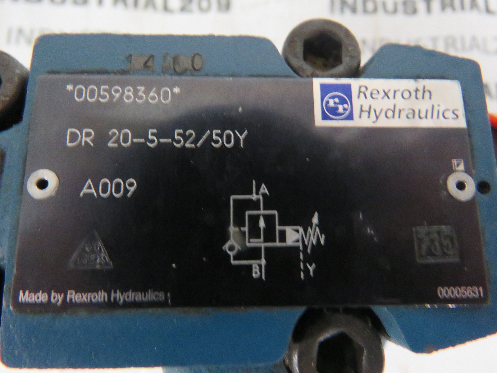 REXROTH HYDRAULIC VALVE DR20-5-52/50Y A009 NEW IN BOX | eBay