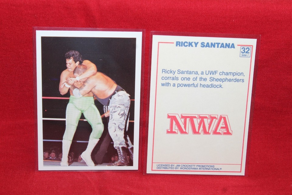 1988 Wonderama Ricky Santana #32 NWA WCW Crocket Wrestling | eBay