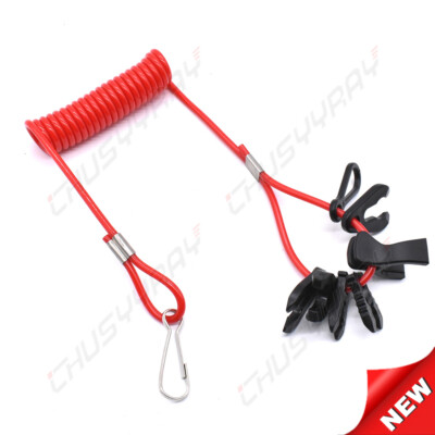 Boat Motor Kill Stop Switch Safety Lanyard Tether for Yamaha Outboard ...