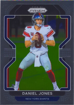 Daniel Jones 2021 Panini Prizm Football Chrome Base Card #231 New York ...