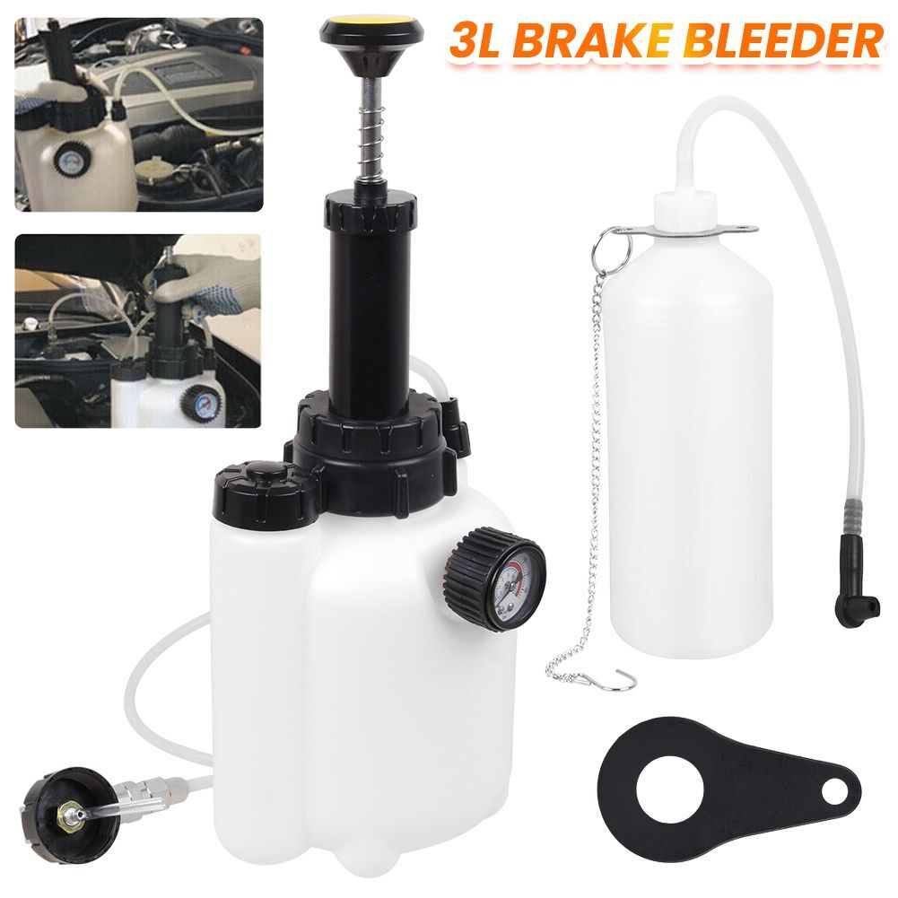 3L Brake System Clutch Fluid Pressure Bleeder Bleeding Device Kit Car ...