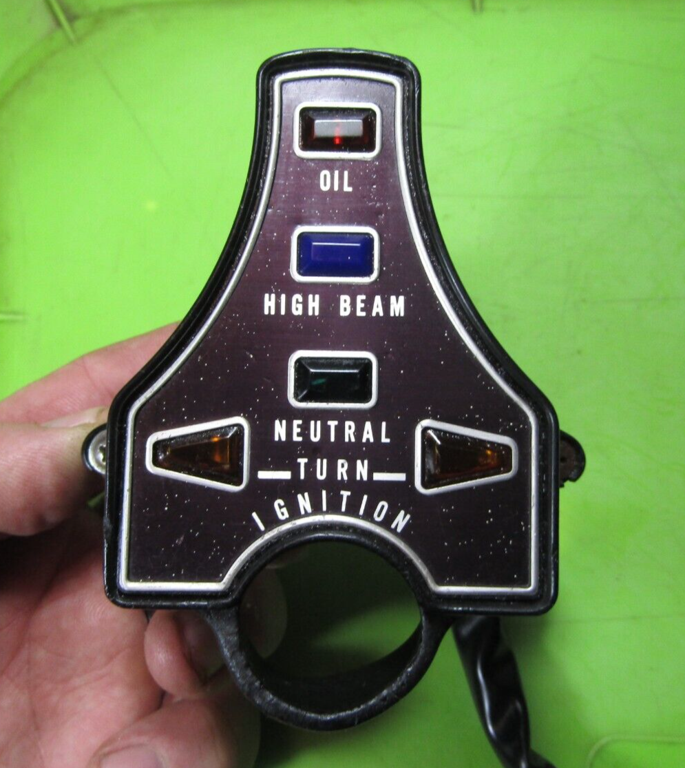 1976-78 HONDA CB750 CB750F CB 750 SIGNAL NEUTRAL DASH INDICATOR PANEL ...