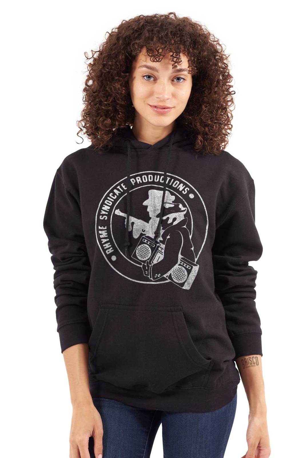 Rhyme Syndicate Production Silhouette Hoodie Sweatshirt Women Men | eBay