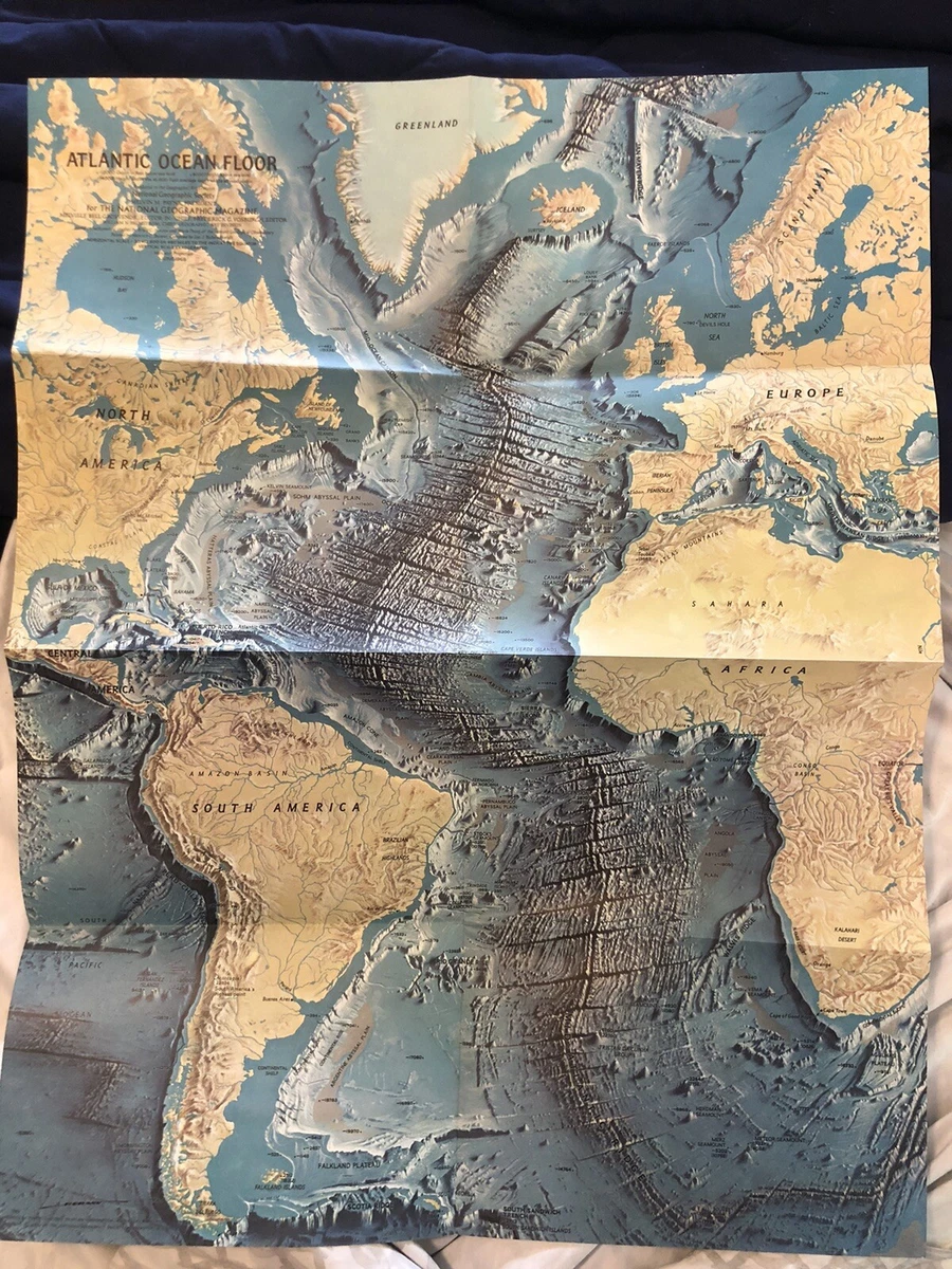 Atlantic Ocean Floor Map