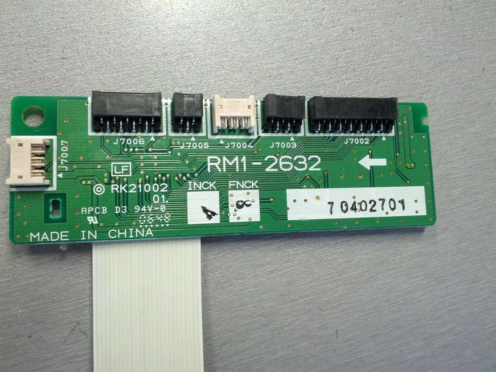 RARE HP RM1-2632 Relay PC Board Color LaserJet 2700 3000 3600 3800 ...