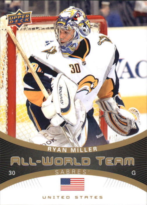 2010-11 Upper Deck All World Team #AW19 Ryan Miller | eBay