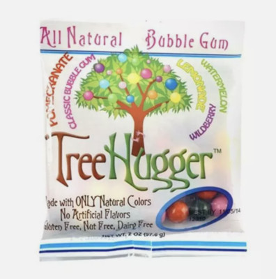 Tree Hugger - All Natural Bubble Gum Fantastic Fruit - 2 oz / Pack 11 ...