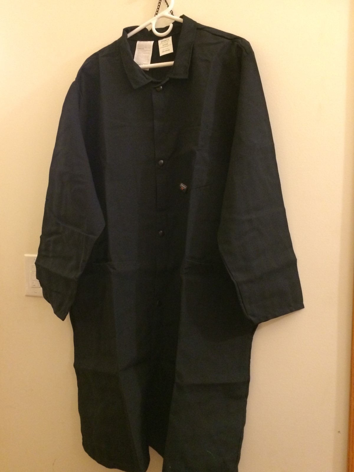 NEW Stanco Dupont Nomex Unisex Flame Resistant Lab Coat, Dark Blue ...