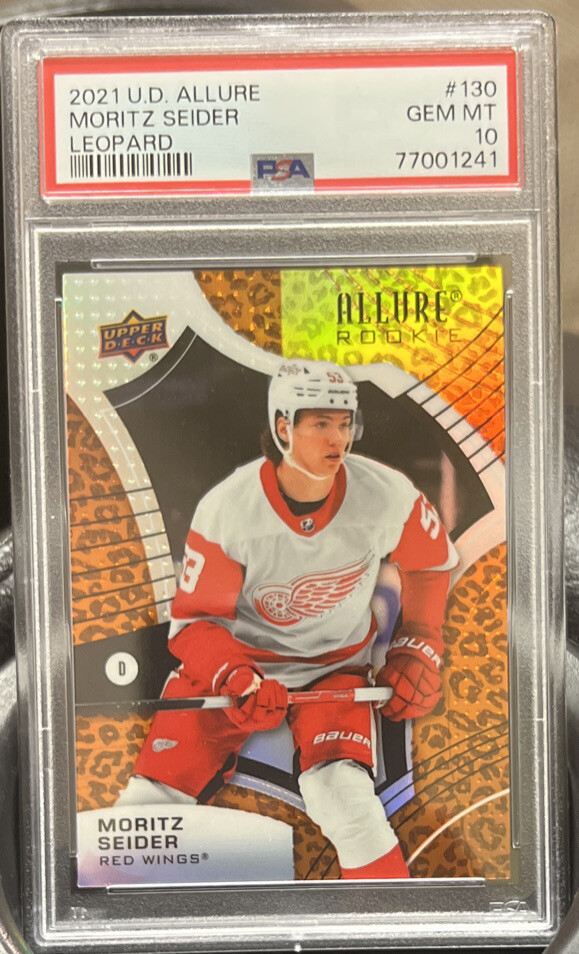 2021-22 Upper Deck Allure - Rookies Moritz Seider #130 Leopard (RC) for ...