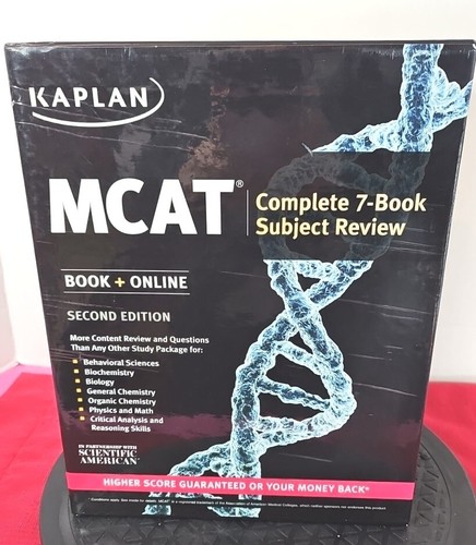 MCAT Complete 7-Book Subject Review 2nd Edition Box Fifth Edition Books ...