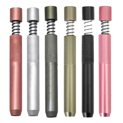 Mini Portable Self Cleaning One Hitter Metal Bat Tobacco Smoking Dugout ...
