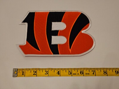 Cincinnati Bengals Big 7" Iron On Embroidered High Quality Patch FREE ...