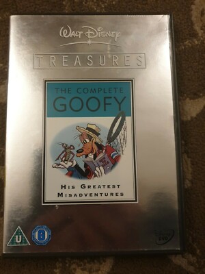DISNEYS TREASURES COMPLETE GOOFY DVD 1939 -1961 INCLUDES ART CARD ...