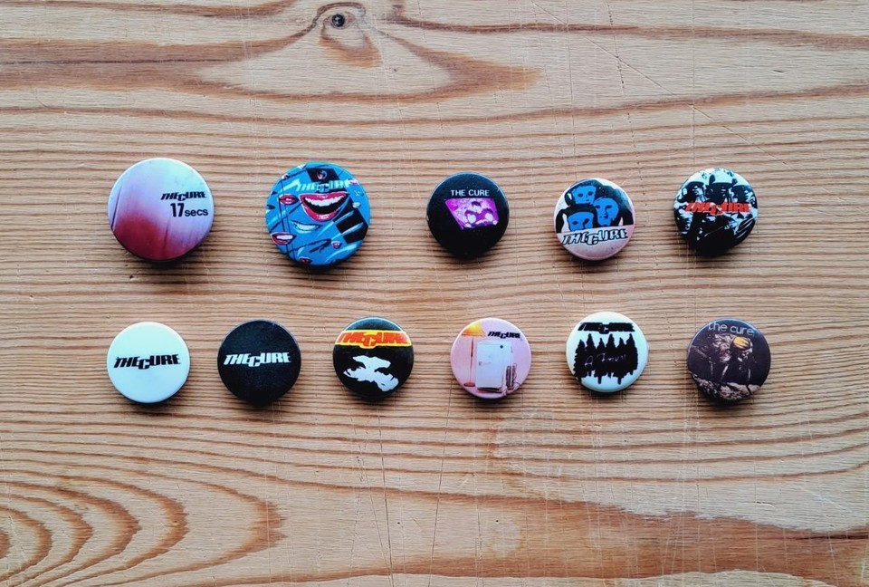 THE CURE - KILLING AN ARAB ORIG VINTAGE EARLY 1980s PIN BADGE RARE PUNK ...