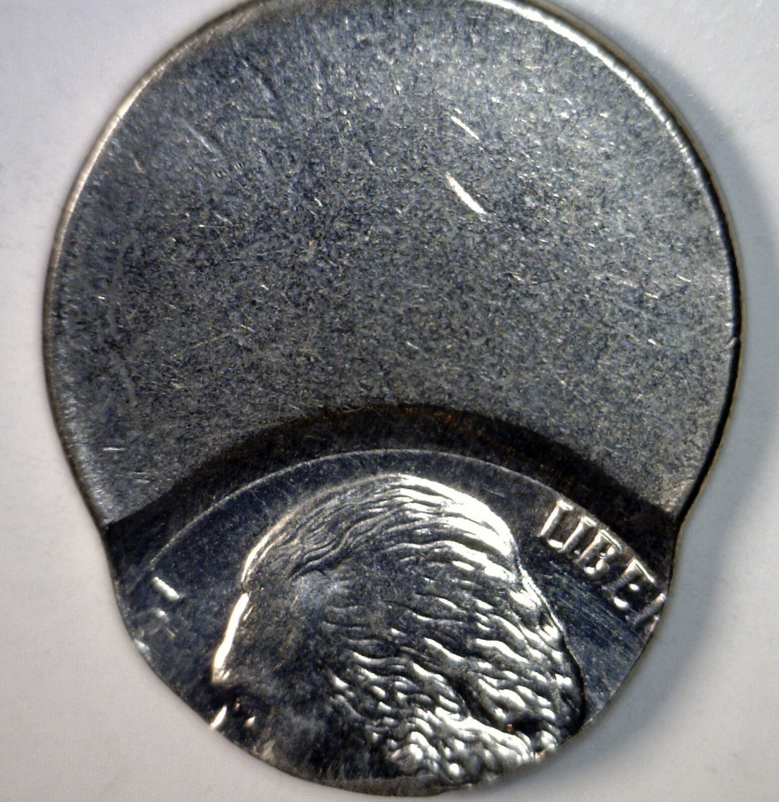 ERROR OFF CENTER Jefferson Nickel CH BU FULL STEPS Coin NICE LUSTER FS ...