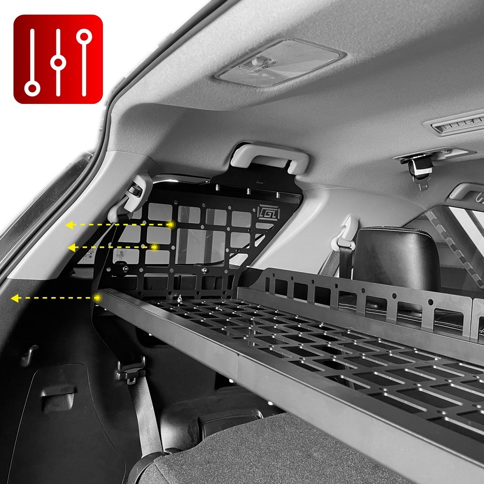 Molle Panel for Toyota Fortuner 2016-2024 Trunk Cargo Shelf Organizer ...