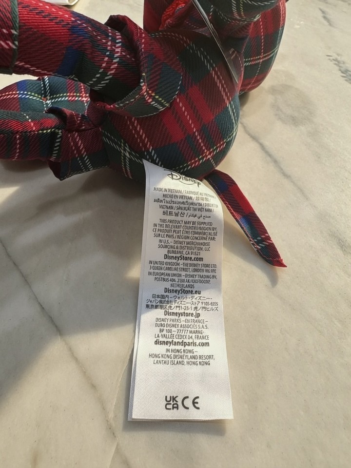 Disney VIP Tours Mickey Mouse Plush Plaid Exclusive Limited Edition NWT ...