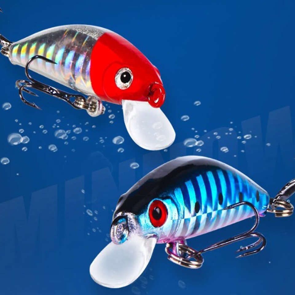 Proven Fish Attraction 5pcs Sinking Minnow Wobblers Designed to Tempt ...
