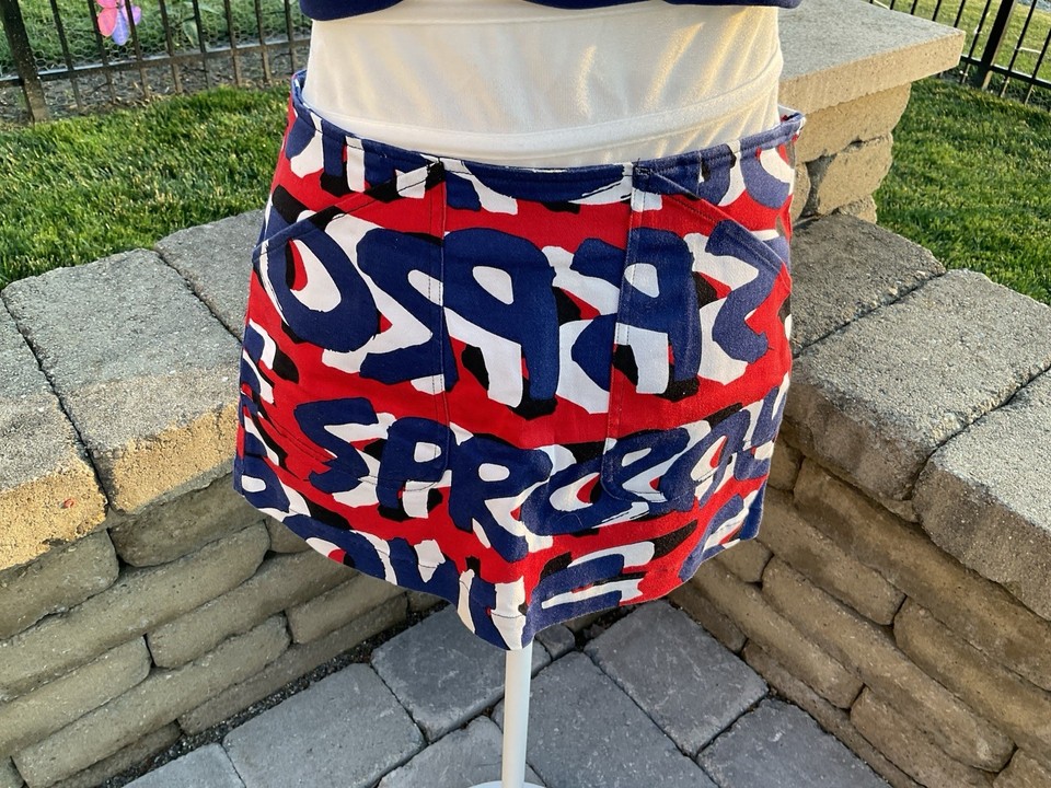 STEPHEN SPROUSE Target Graffiti Logo Mini Skirt Small & Top Large ...