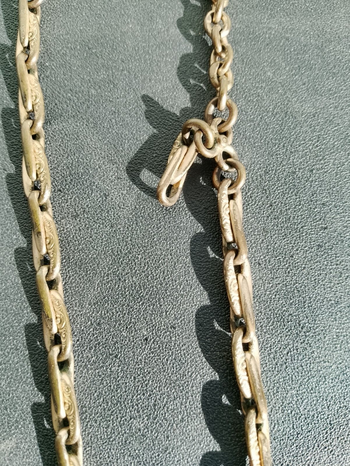 Antique Gold Filled Anchor Chain Shape Pocket Watch Chain | eBay