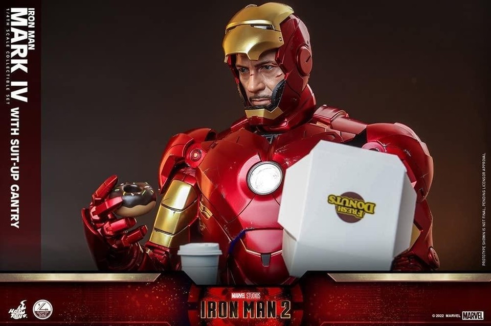 Hot Toys QS021 Iron Man Mark 4 (Con Macchina Di Installazione Dell ...