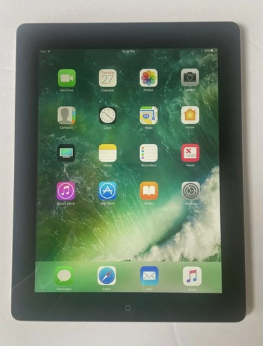 Apple iPad 4th Gen A1458 16GB Wi-Fi 9.7" Retina Display - Black - FREE ...
