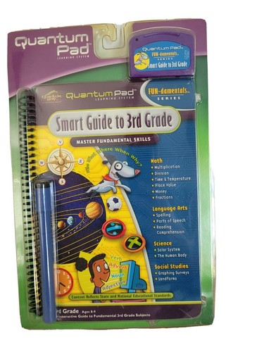 Quantum Pad Leap Interactive Book & Cartridge Smart Guide To 3rd Grade 8 -9 | eBay