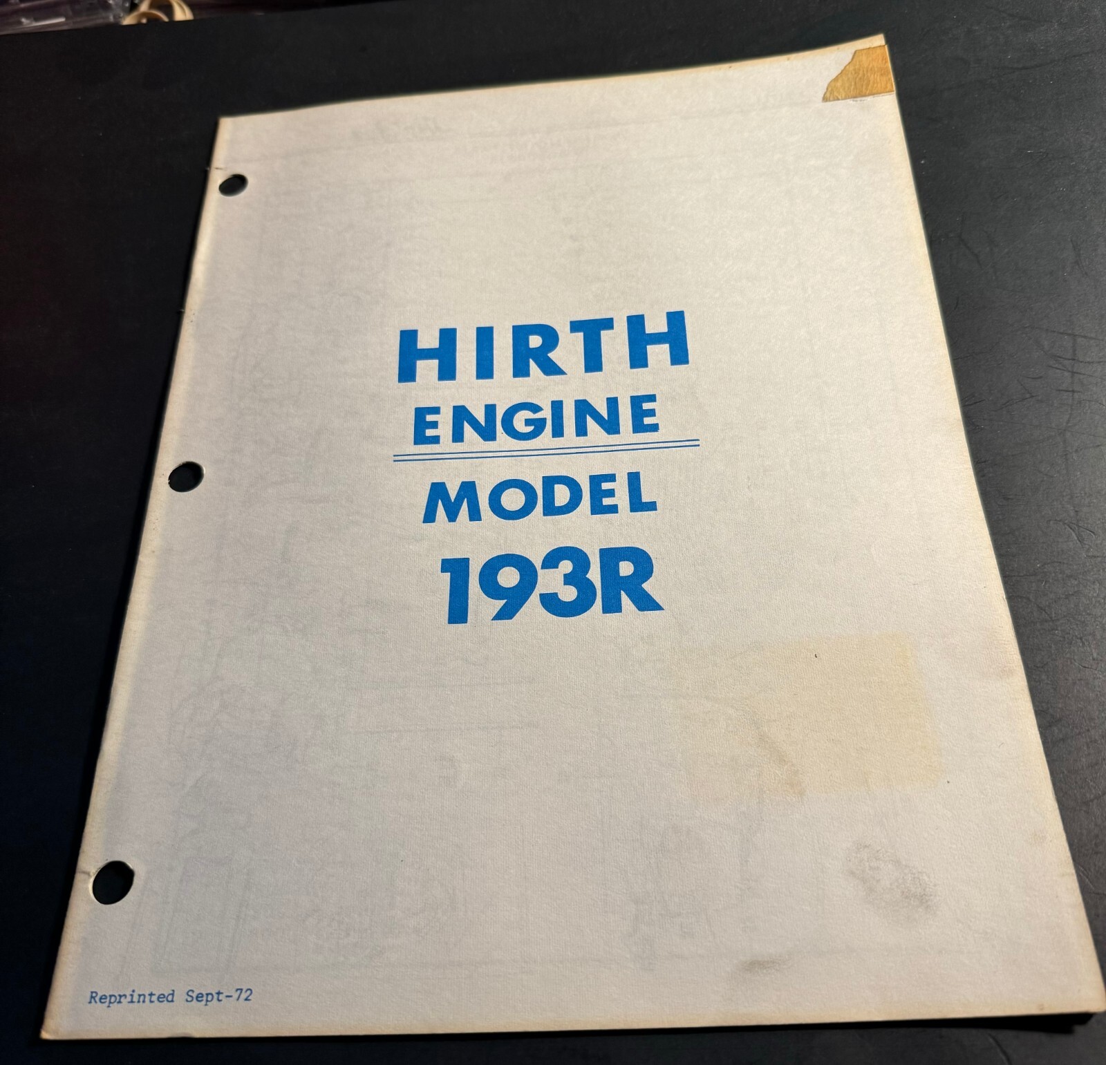 SNO-JET HIRTH ENGINES 193R PARTS MANUAL (J09) | eBay