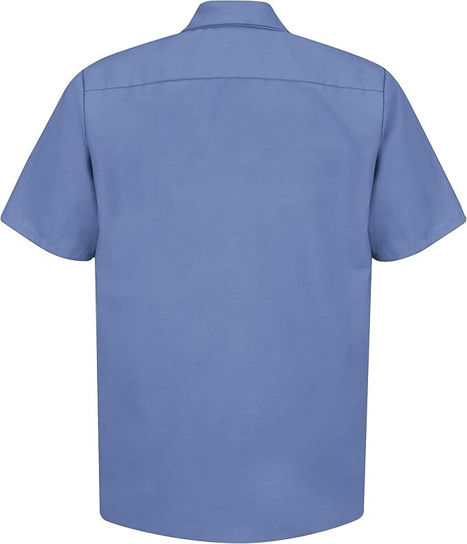 Red Kap Men's Industrial Work Shirt, Regular Fit, Short Sleeve, Postman ...