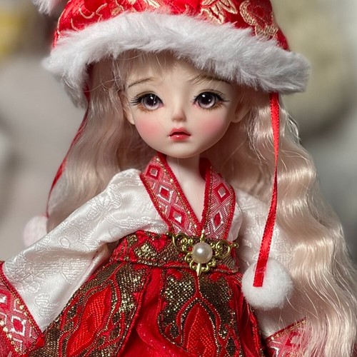 1/6 BJD Doll Cute Girl Doll with Full Set Removable Wigs Clothes Suit ...
