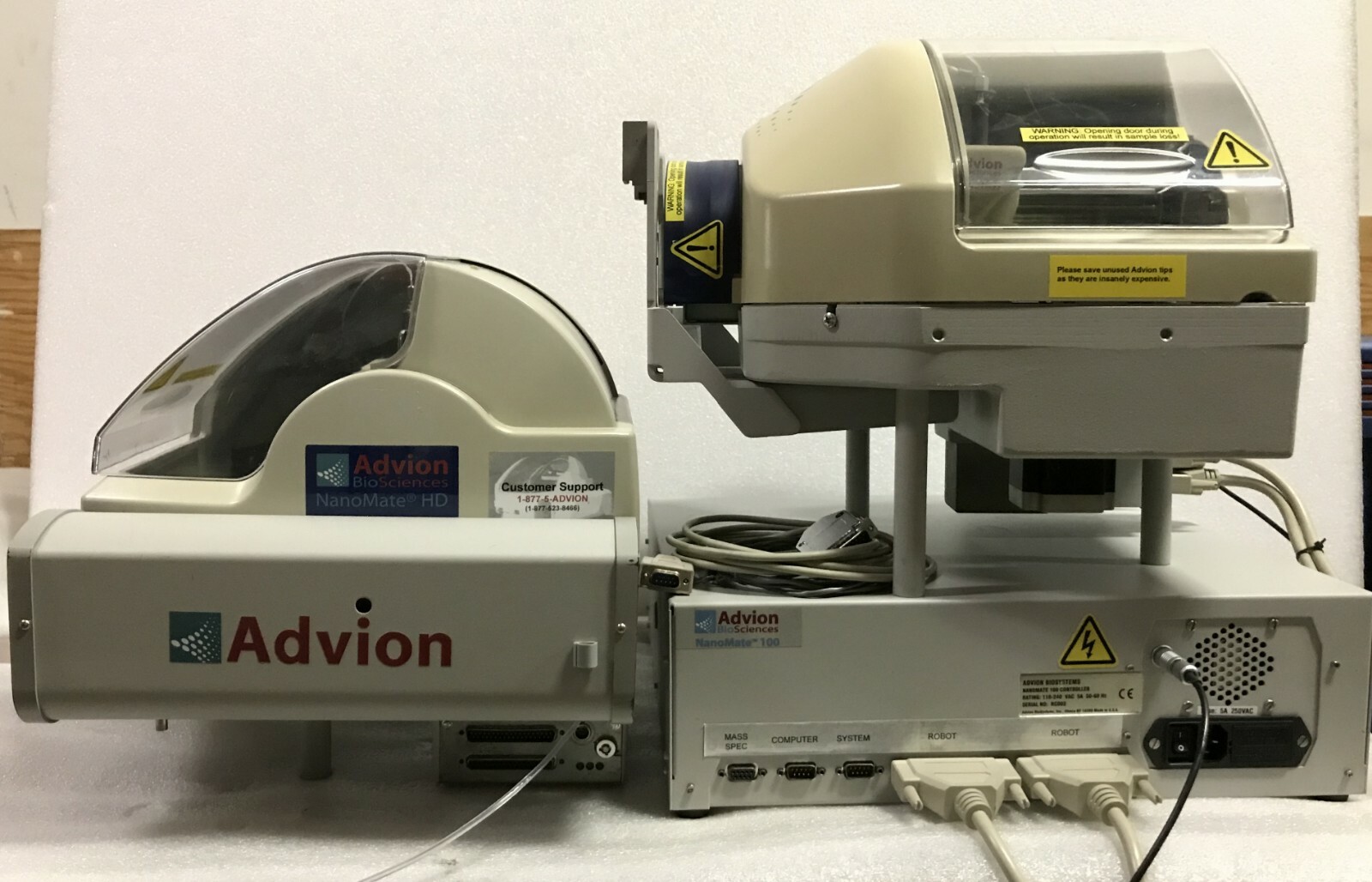 Advion BioSciences Triversa NanoMate HD w/ NanoMate100 Robot & 100 ...