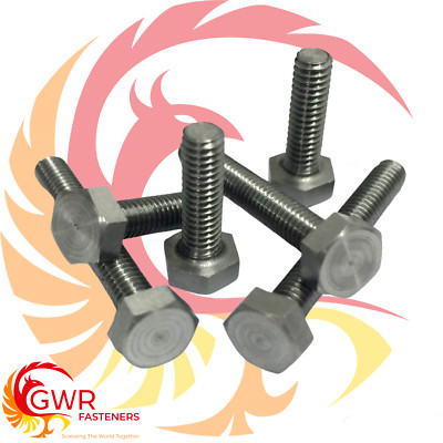 10 PACK 4BA Steel Hexagon Head Screws - 4 BA Bolts - Hex - BA - Fully ...