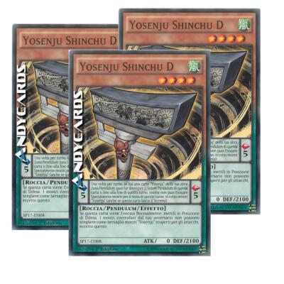 3x YOSENJU SHINCHU D • (Yosenju Shinchu R) • Comune • SP17 IT008 • 1Ed ...