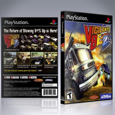 PS1 Case - NO GAME - Vigilante 8 Second Offense | eBay