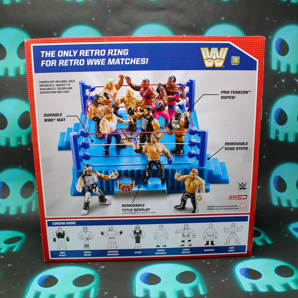 RARE WWE Mattel Official Retro Ring SEALED NIB OG 2017 WCW ECW AEW WWF ...