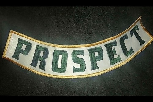 MAYANS MC - AUTHENTIC "PROSPECT" ROCKER PATCH - ORIGINAL FROM SET ...