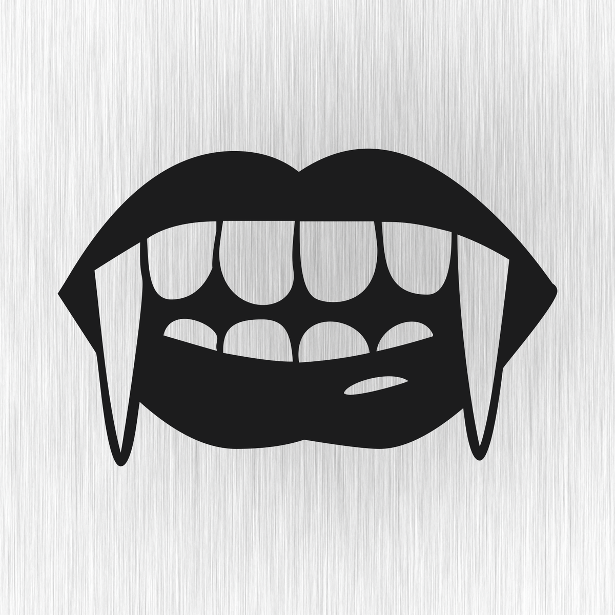 Vampire Teeth Drawing Vampire Teeth Linocut Print Etsy