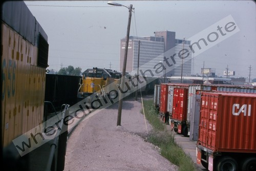 Original Slide Union Pacific UP 3037 EMD SD40-2 Proviso ILL 9-95 (QV ...