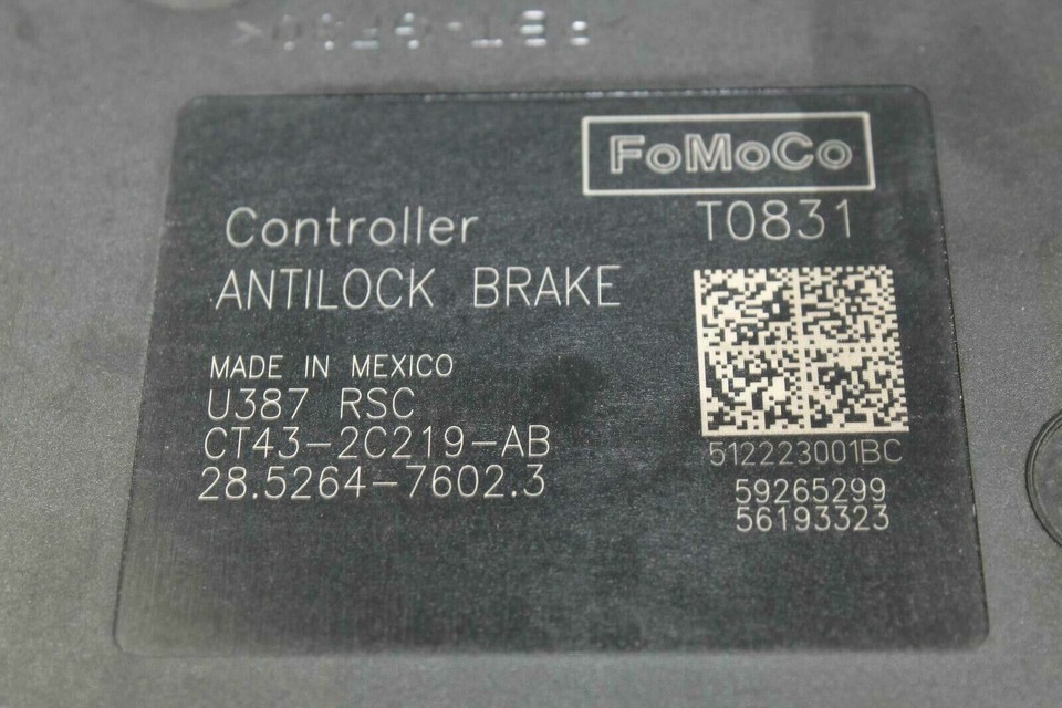 2011-2014 Ford Edge ABS Anti-Lock Brake Pump Module Assembly W/o ...