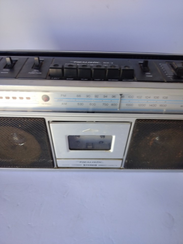 VTG Realistic Model 14-779 AM/FM Stereo Cassette Recorder BOOMBOX ...