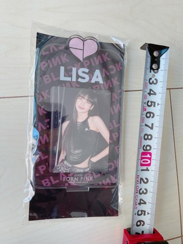 BLACKPINK LISA BORN PINK Trading Card Stand Fan From Japan | eBay