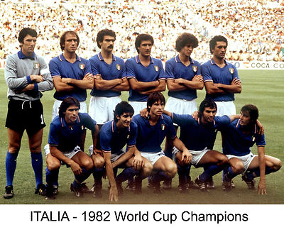 Italy - 1982 World Cup Champions, 8x10 Color Team Photo | eBay