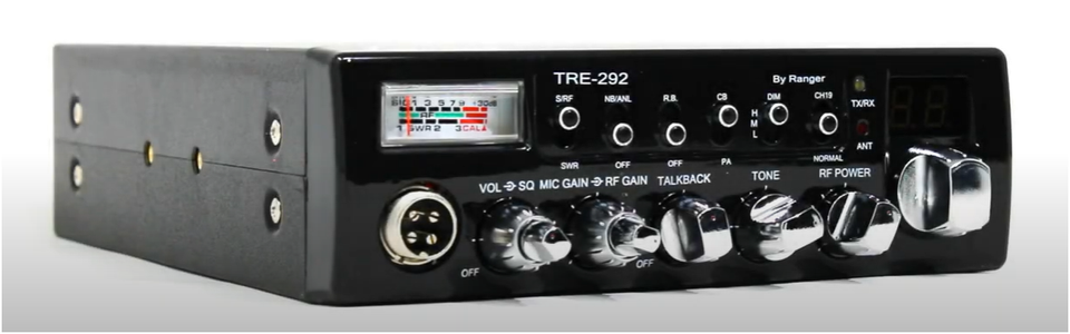 Texas Ranger TRE-292 Full Featured Compact Classic Style 40 Channel CB ...
