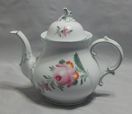 KPM Germany Pink Rose Teapot | eBay