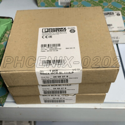 New 1PCS Phoenix Contact MACX MCR-SL-I-I-ILP Loop Powered Isolators ...
