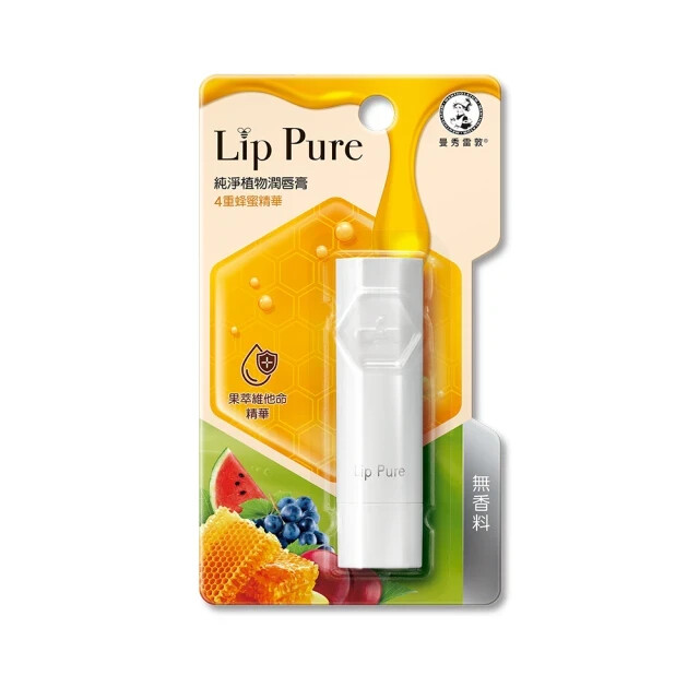 [MENTHOLATUM] Lip Pure FRAGRANCE FREE Natural Moisturizing Lip Balm 4g ...