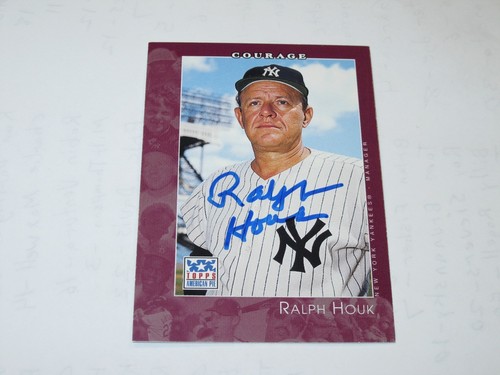 Ralph Houk Autograph Baseball Card | eBay