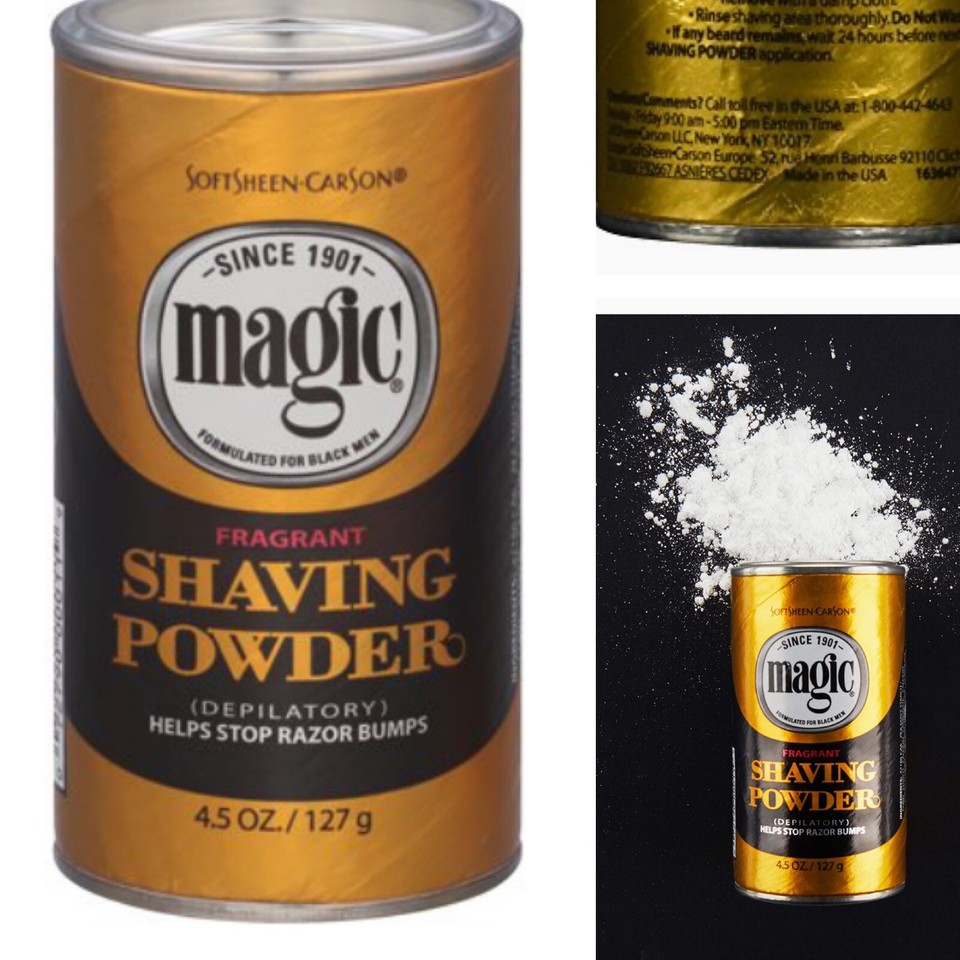 Softsheen- Carson Magic Shaving Powder Fragrant - 2 Cans/4.5 oz each ...