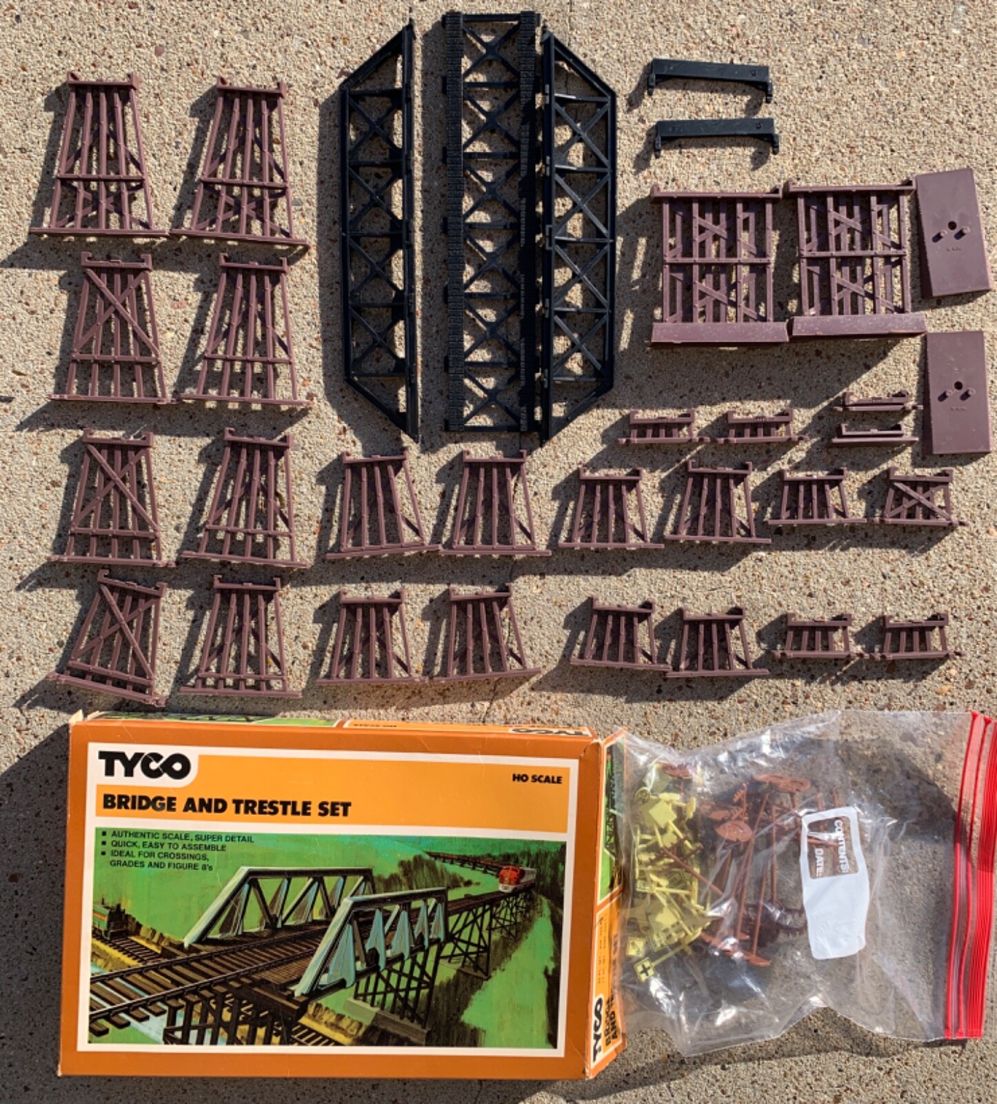 TYCO HO Bridge and Trestle Set with Extras | eBay