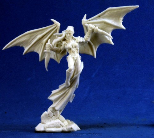 1 x SUCCUBUS - BONES REAPER figurine miniature jdr rpg succube demon ...